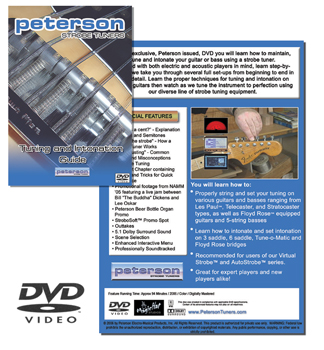 DVD Guide #403842 | Peterson Strobe Tuners