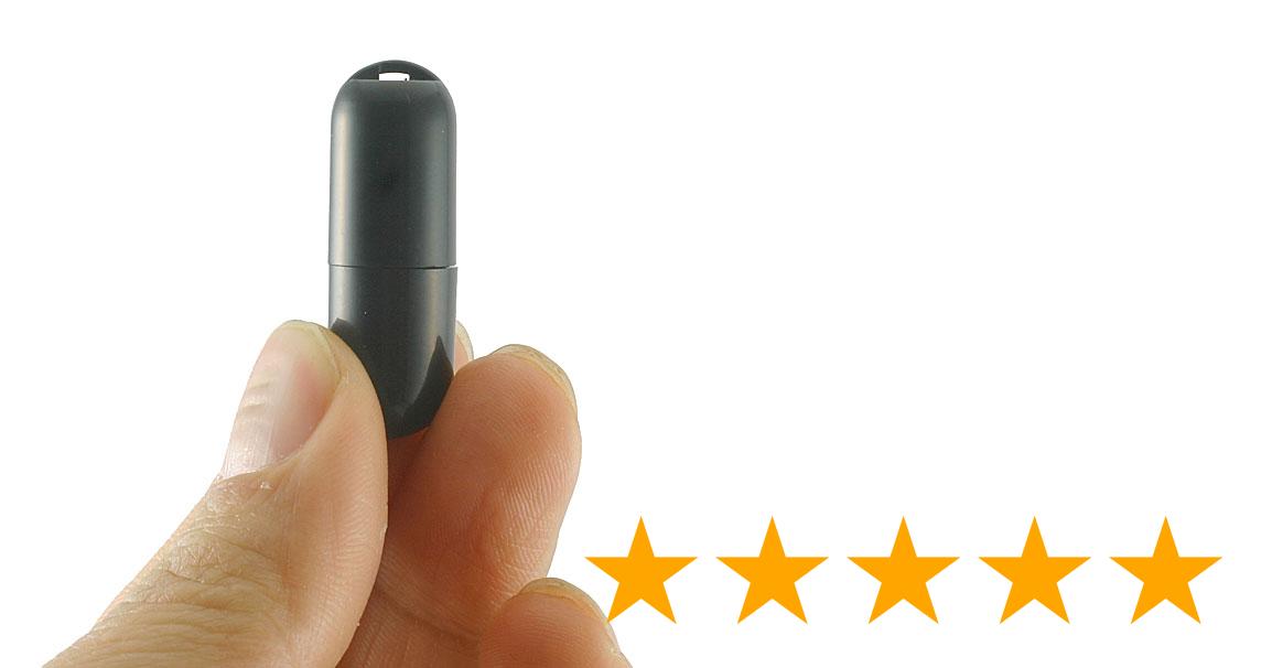 Five Stars! | Mini Capsule Mic for iPhone and iPod | Peterson Strobe Tuners