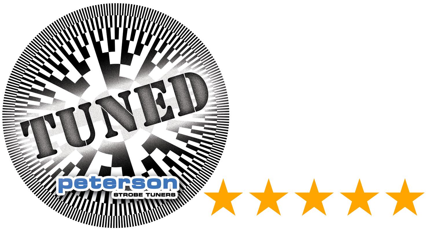 Five Stars! | Tuned Sticker | Peterson Strobe Tuners