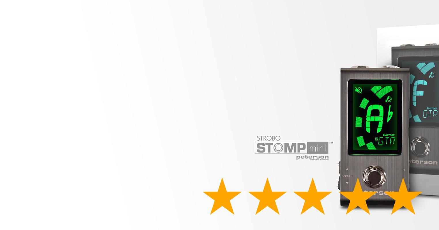 Five Stars! | StroboStomp Mini | Peterson Strobe Tuners